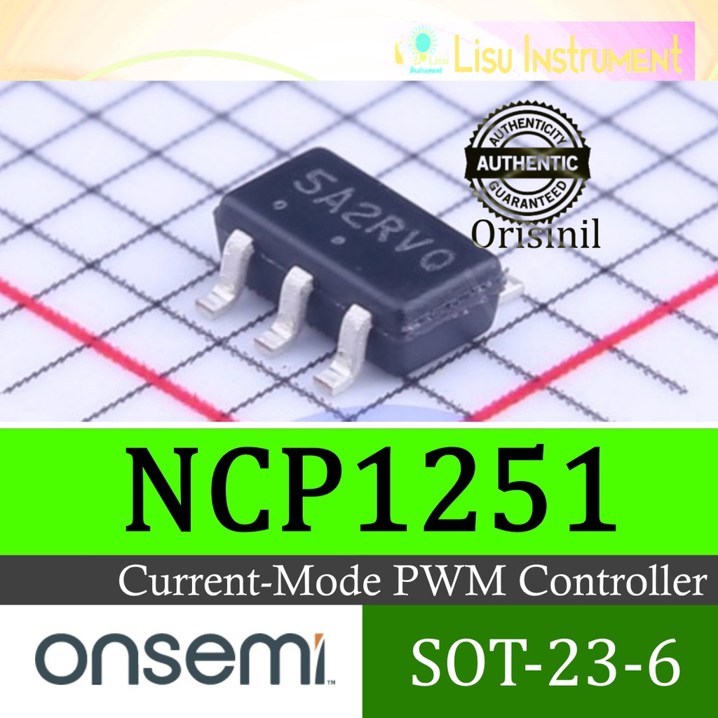 Jual NCP1251 NCP1251BSN65T1G 5A2 Current-Mode PWM Controller TSOP-6 onsemi ORIGINAL | Shopee ...