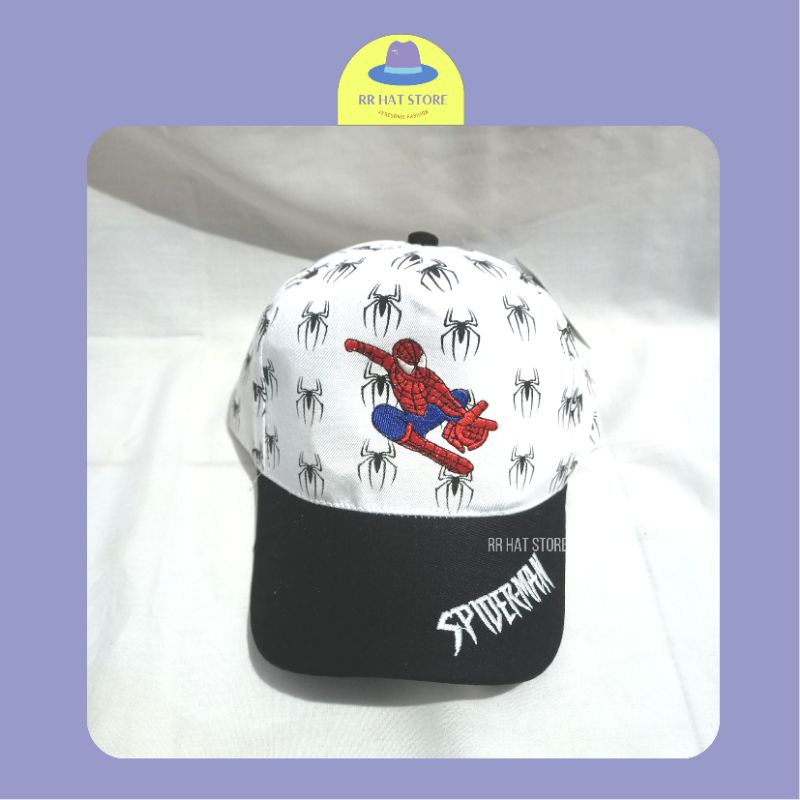 Jual Topi Pet Lidah Printing Untuk Anak Cowok Spiderman dan Batman ...