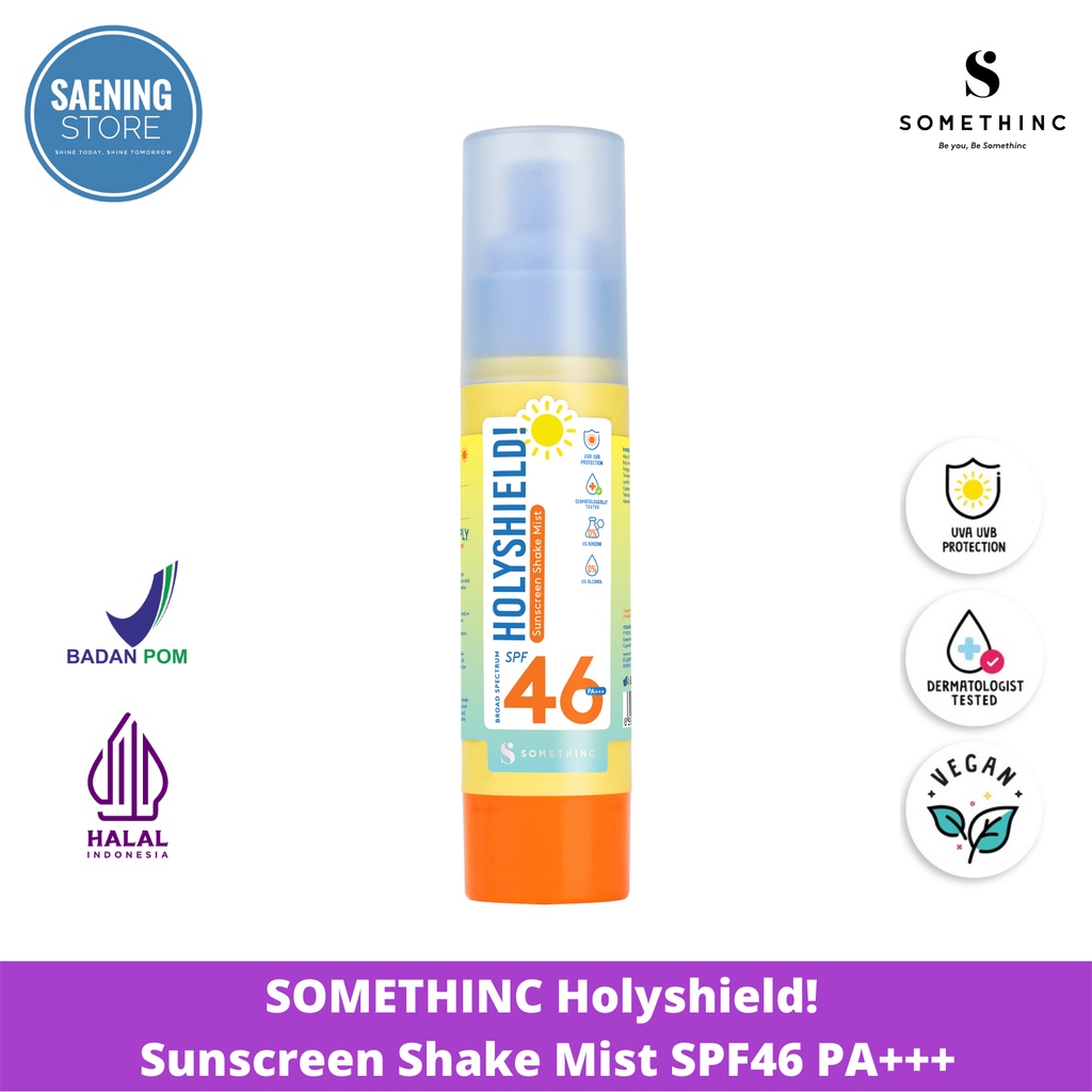 Jual SOMETHINC Holyshield! Sunscreen Shake Mist SPF46 PA+++ - Sunscreen ...