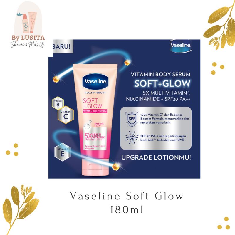 Jual vaseline soft glow 180ml | Shopee Indonesia