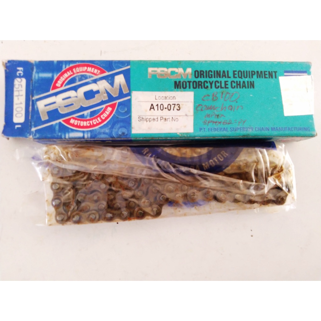 Jual CAM CHAIN RANTAI KETENG/ MESIN/ KAMRAT CB100 FSCM | Shopee Indonesia