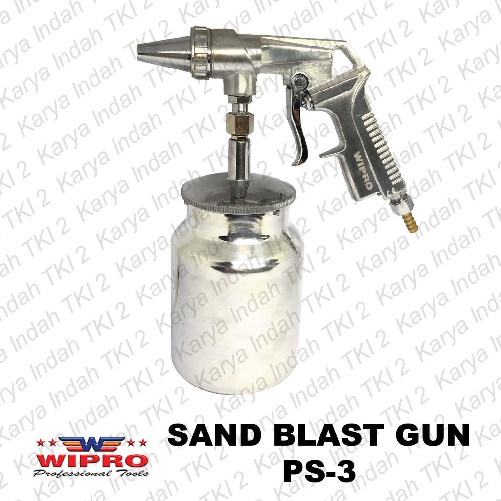 Jual Air Sand Blast Gun Tabung WIPRO Sand Blaster Tembakan Pasir Kaca Doff Sandblaster Tabung ...