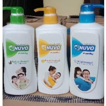 Jual Nuvo Body Foam Botol Besar Tekan Pump Sabun Mandi Cair 600ml ...