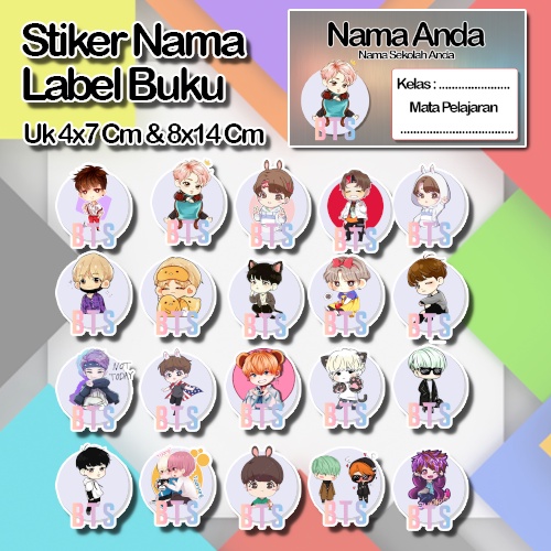 Jual Stiker korea chiby anime Bts Bt Bt21 karakter jimin jhope rm kim ...
