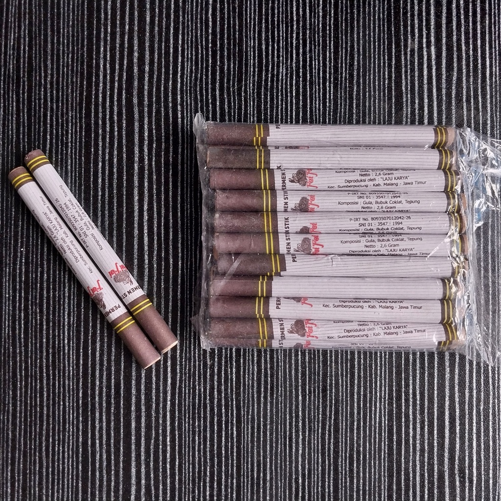 Jual Permen Rokok Rasa Cokelat Jajanan Jadul 90an | Shopee Indonesia