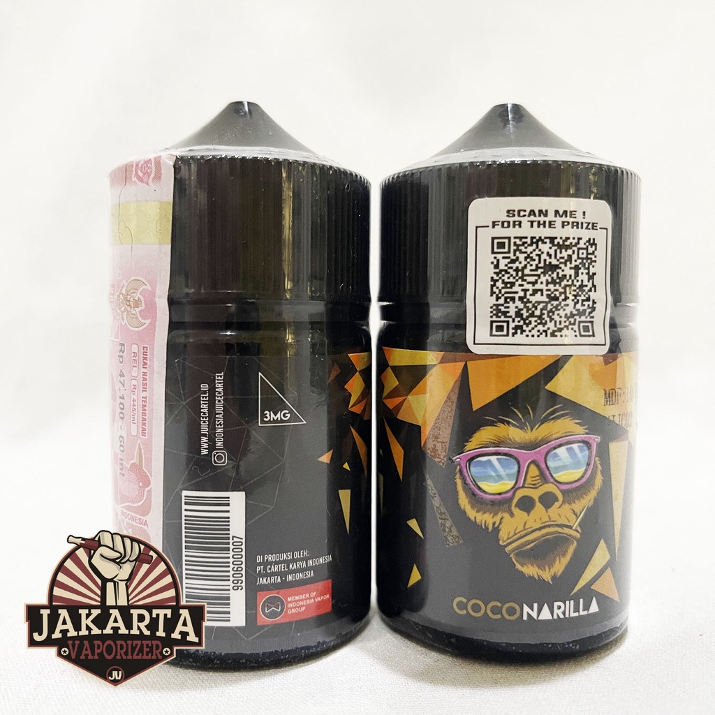 Jual COCONARILLA 60ML 3MG 6MG CHOCOLATE COFFEE BANANA BY JUICE CARTEL ...