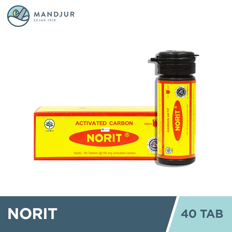 Jual Norit Karbon Aktif 40 Tablet - Obat Diare, Kembung, dan Penyerap ...