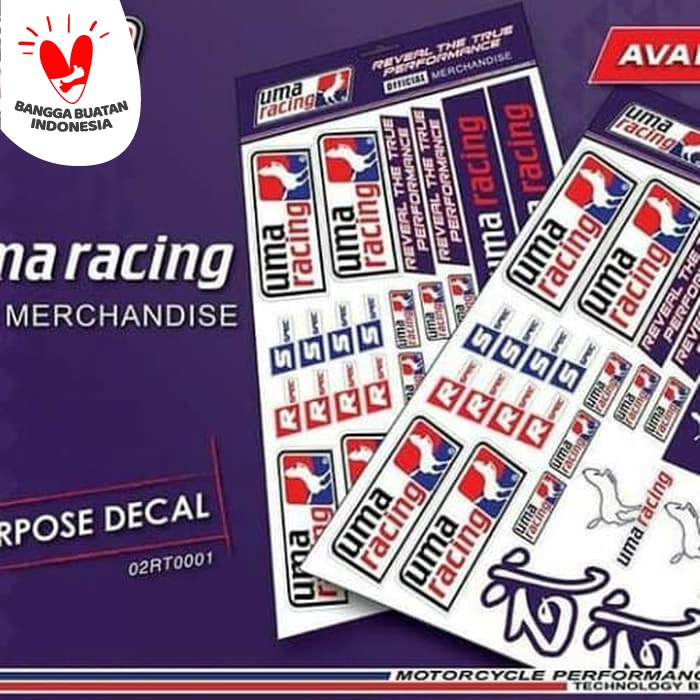 Jual stiker uma racing official merchandise | Shopee Indonesia