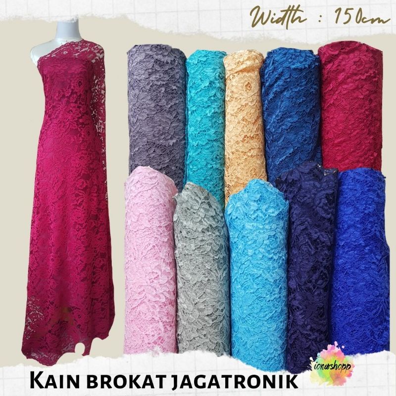 Jual Kain Brokat Meteran Kualitas Premium - Jagatronik Series Lebar ...