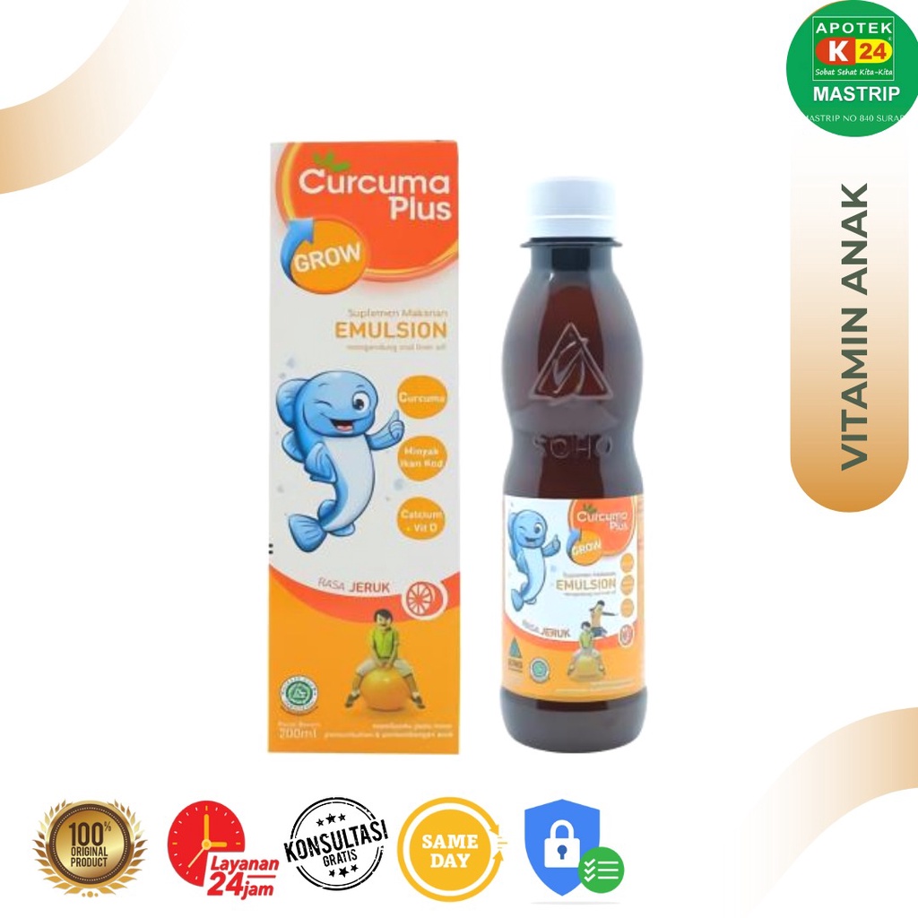 Jual Curcuma Plus Grow Sirup / Multivitamin Anak / 1 Tahun - Dewasa ...