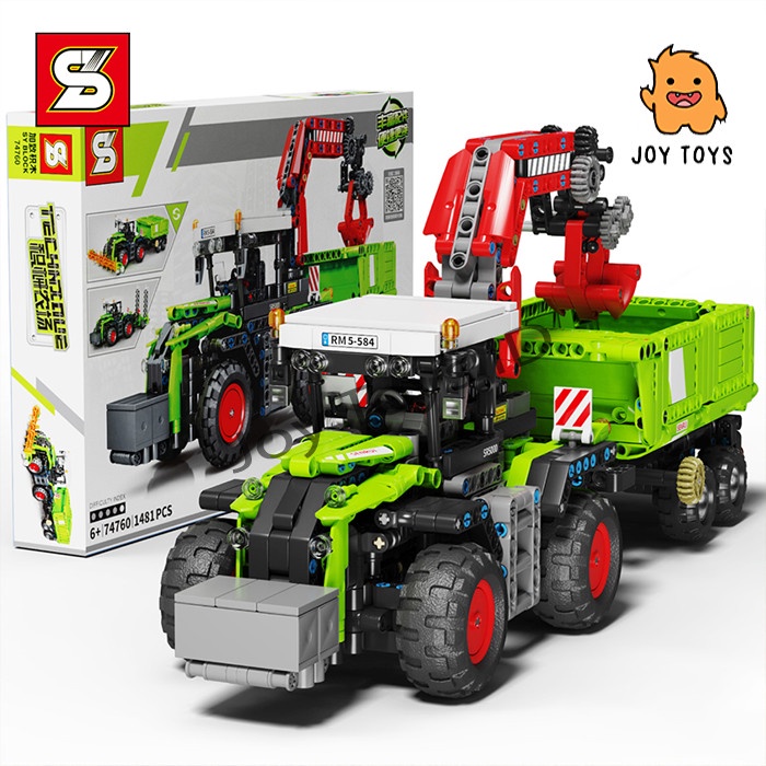 Jual JOY TOYS Mainan Brick Sembo Technique Jaeger Farm Tractor Traktor ...