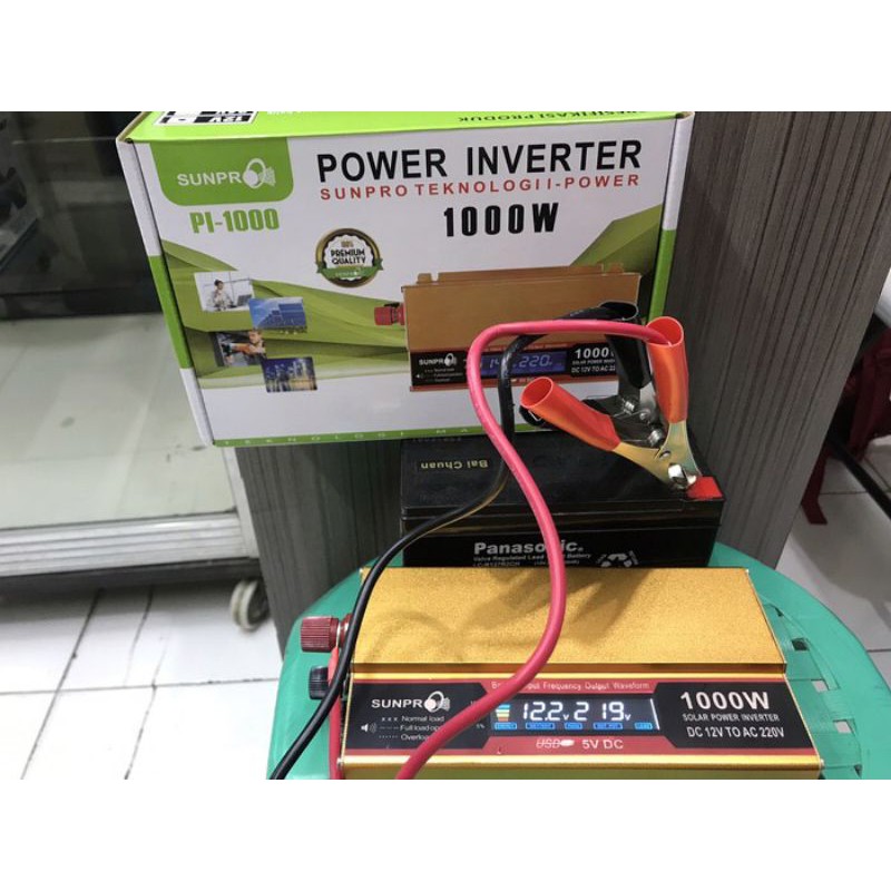 Jual Power Inverter 1000W Sunpro PI 1000 Led Indikator Power Inventer ...