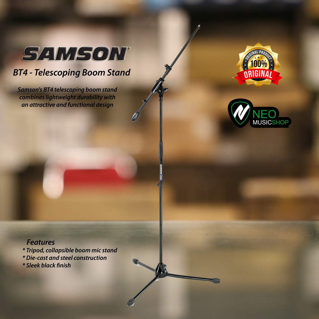 Jual Samson BT4 - Microphone Stand Telescoping Boom | Shopee Indonesia