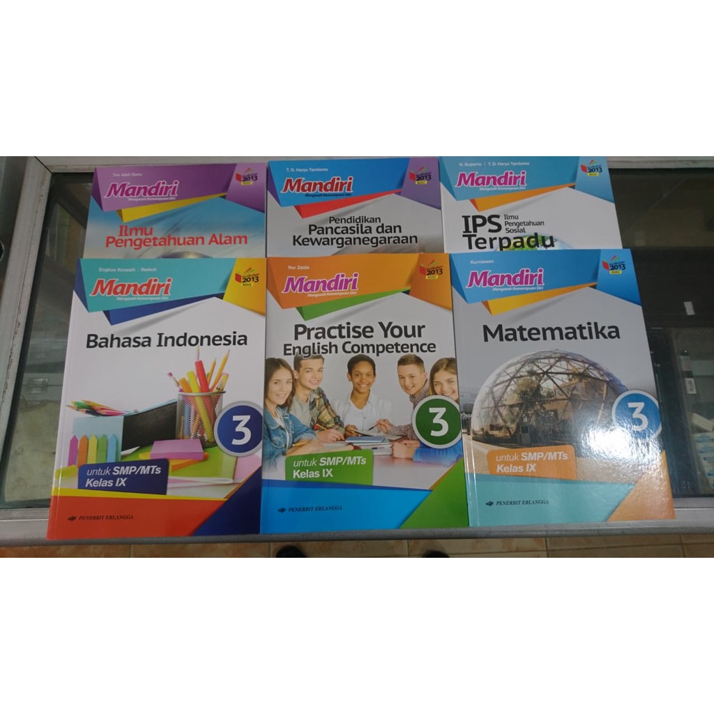 Jual PAKET BUKU MANDIRI SMP KLS 9 ( 6 MAPEL: IPA, IPS, MTK, PKN, BINDO ...