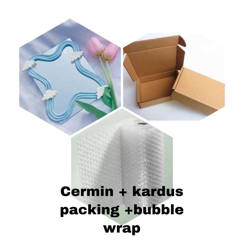 Jual mirror clay/kaca unik/mirror aesthetic/cermin cantik | Shopee ...