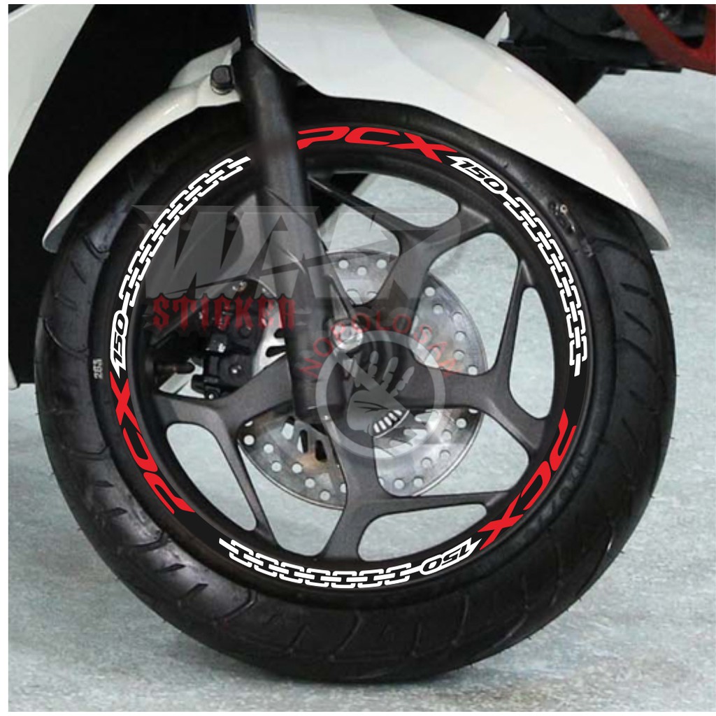 Jual sticker velg pcx sticker velg new pcx160 | Shopee Indonesia