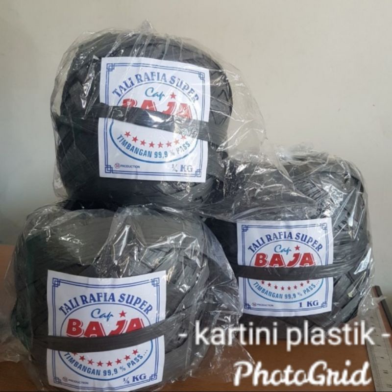 Jual TALI RAFIA HITAM 1/2 KG | Shopee Indonesia