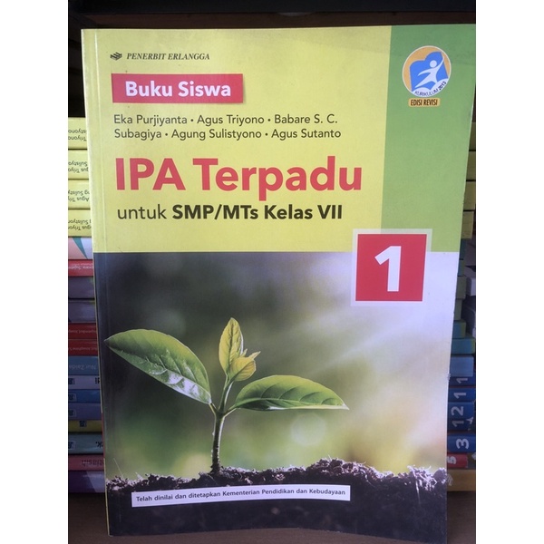 Jual IPA TERPADU KELAS 7 buku siswa erlangga kurikulum K13 | Shopee ...