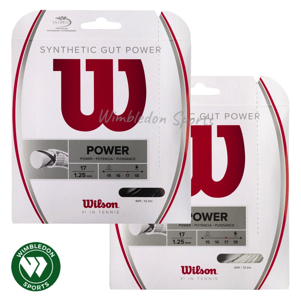 Jual Senar Wilson Synthetic Gut Power / Senar tenis Wilson Synthetic ...