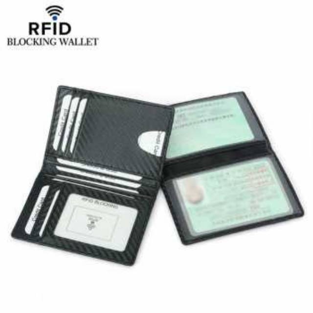 Jual [ COD ] Dompet Kartu Anti RFID Bahan Kulit Slim Design Block ...