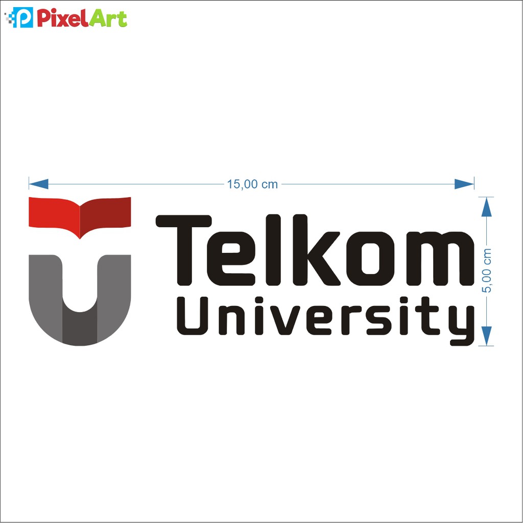 Jual STIKER KAMPUS UNIVERSITY TELKOM STICKER CUTTING KACA MOBIL BUKU ...