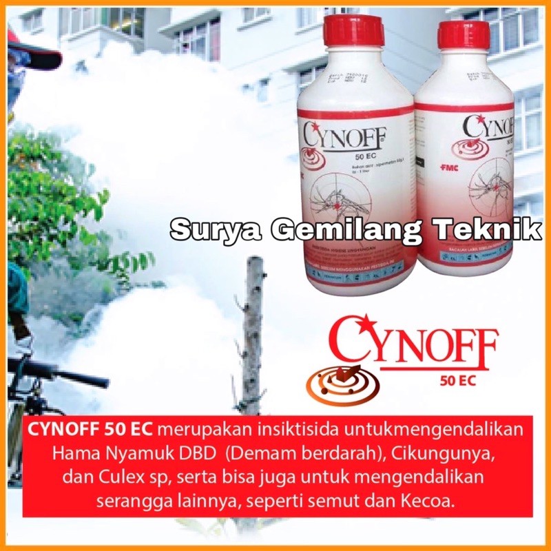 Jual CYNOFF 50EC cairan obat fogging pembasmi nyamuk kecoa lalat ...