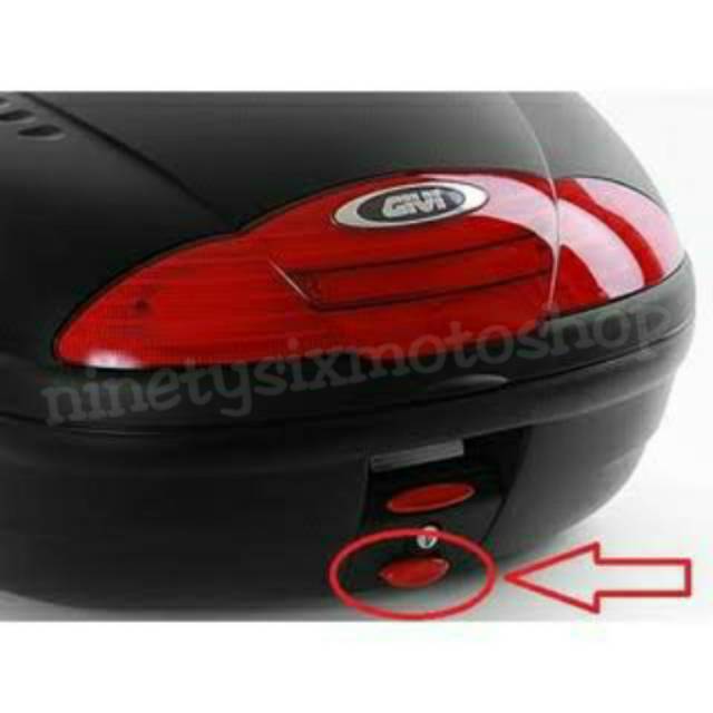 Jual Push Button Tombol Merah Kunci Box GIVI e45 | Shopee Indonesia