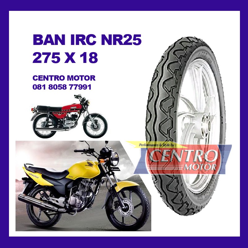 Jual IRC NR25 275X18 BAN DEPAN MEGA PRO,RXK,TIGER | Shopee Indonesia