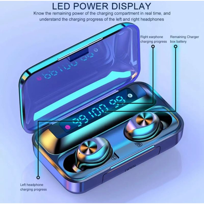 Jual TWS F9 NEW VERSION 10 | Shopee Indonesia