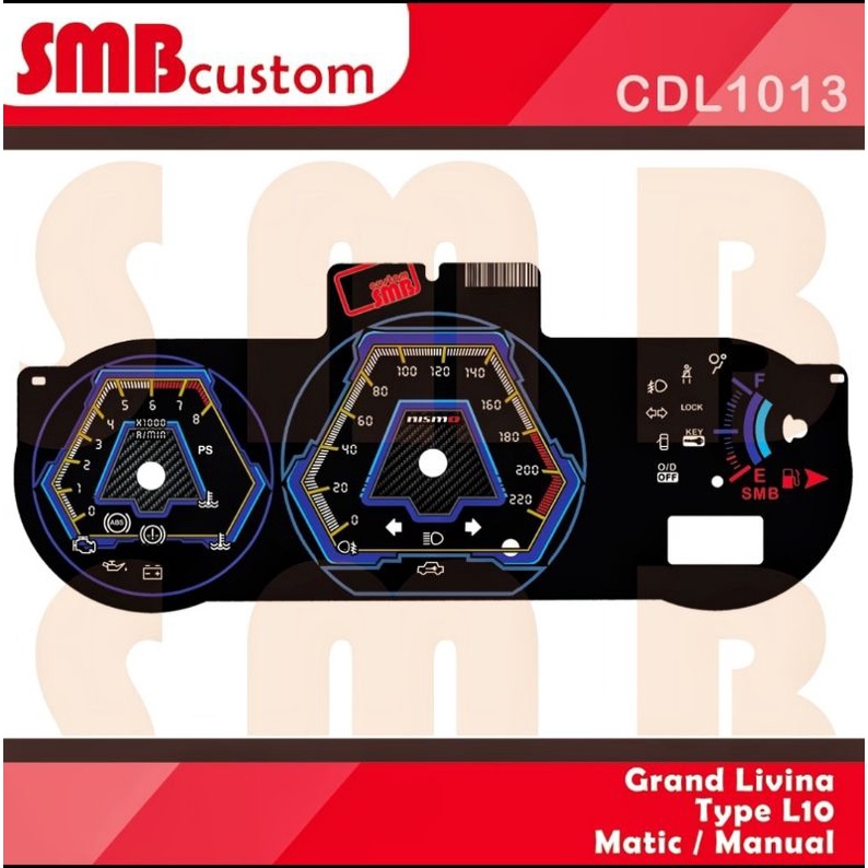 Jual Panel Speedometer Custom 3D Livina L10 - CDL1013 | Shopee Indonesia