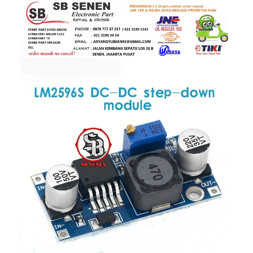 Jual LM2596S LM 2596 DC-DC 3-40V ADJUSTABLE STEP DOWN Buck Converter LM2596 | Shopee Indonesia