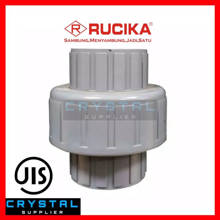 Jual WATER MUR RUCIKA Polos ½" inch AW PVC / Union Socket Moor Soket 1/ ...