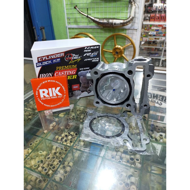 Jual Blok Bore up xtreme Yamaha Nmax - Aerox size 62MM BLOK SEHER BORE UP 62MM NMAX-AEROX ...