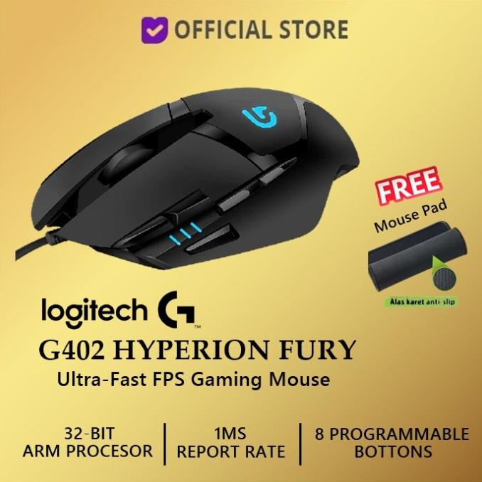Jual Mouse Gaming Logitech G402 Hyperion Fury / Logitech Gaming Mouse ...