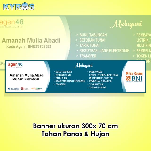 Jual BANNER SPANDUK AGEN BANK MANDIRI | Shopee Indonesia