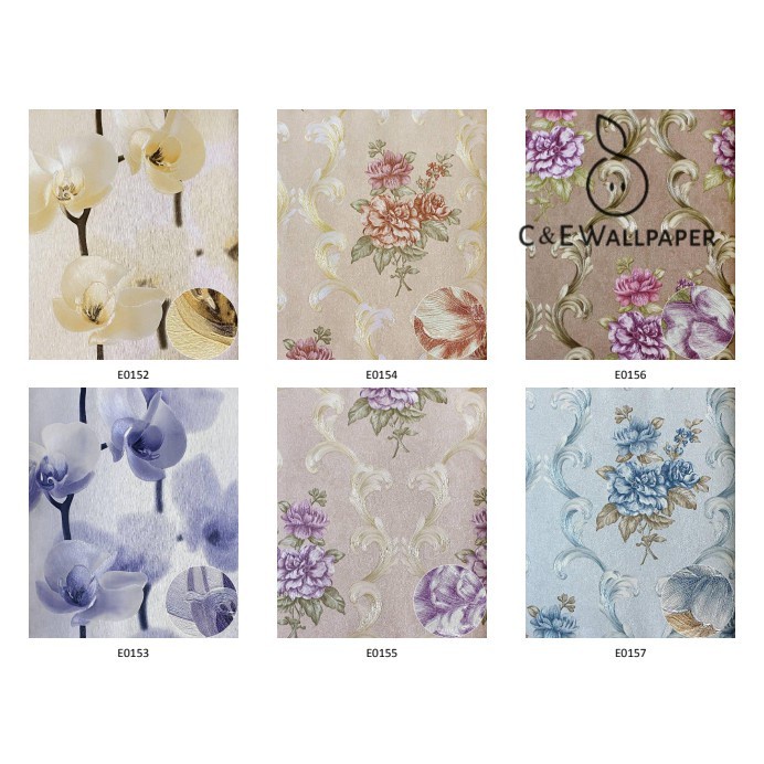 Jual Wallpaper RONA E import premium E0152 - E0157 CE wallpaper ...