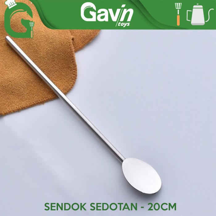 Jual Sendok Sedotan Straw Spoon Stainless Sendok Aduk Minuman Cocktail ...