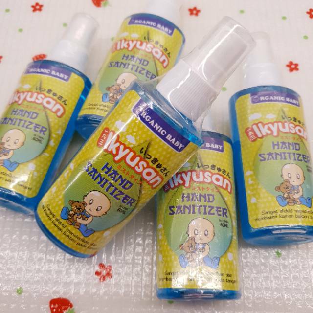 Jual Ikyusan HAND SANITIZER 60ml AMAN untun ANAK KECIL dan BABY (FOOD ...