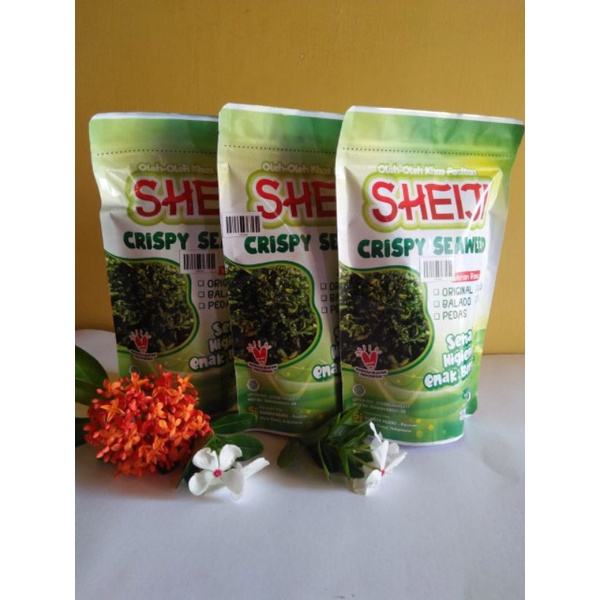 Jual SHEIJI SEAWEED CRISPY_SHEIJI RUMPUT LAUT_OLEHOLEH KHAS PACITAN ...