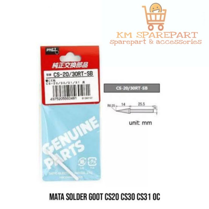 Jual Mata Solder Goot Cs 30 Runcing Cs20/Cs30 | Shopee Indonesia