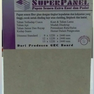 Jual GRC Board super panel/Super panel by GRC Board PEKANBARU ONLY ...