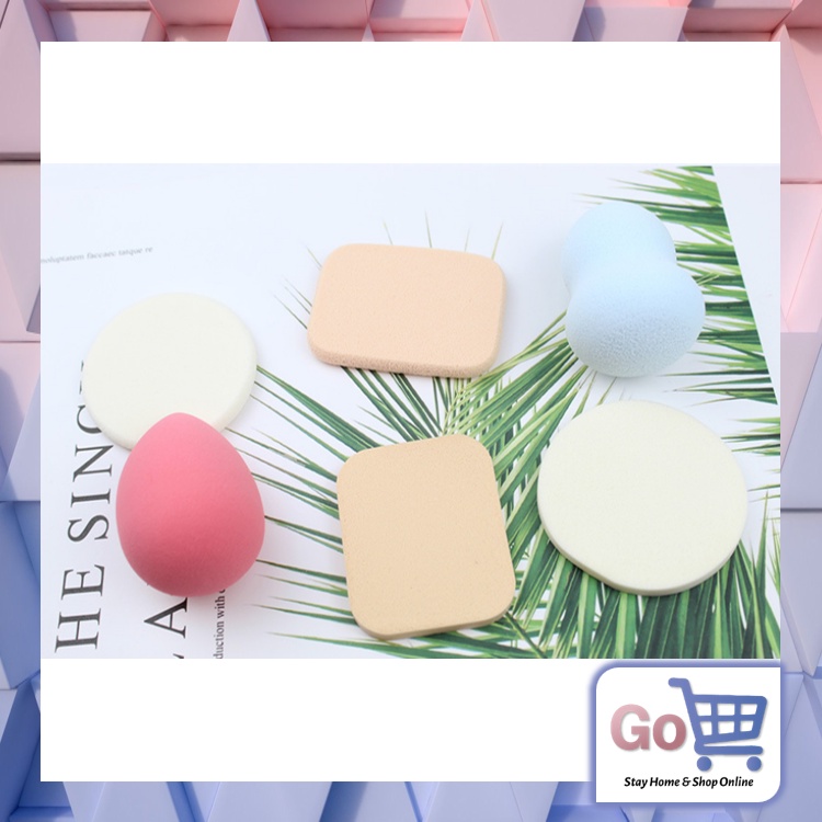 Jual Go - K586 Spons Make up 1 Set Isi 6 Pcs / Spons Foundation ...
