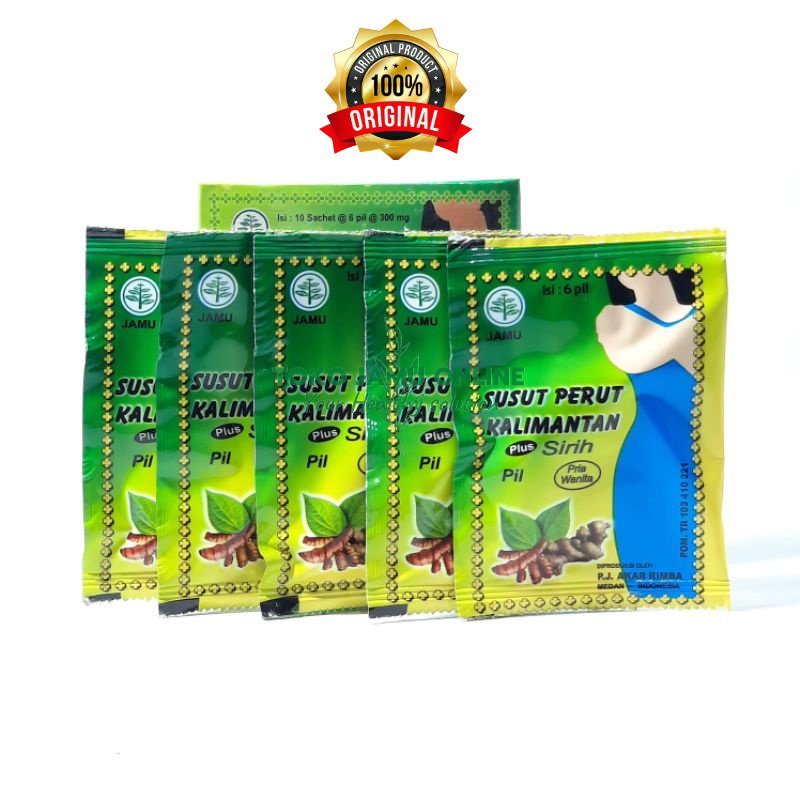 Jual Susut Perut kalimantan Pil (Isi 10 Sachet) | Shopee Indonesia