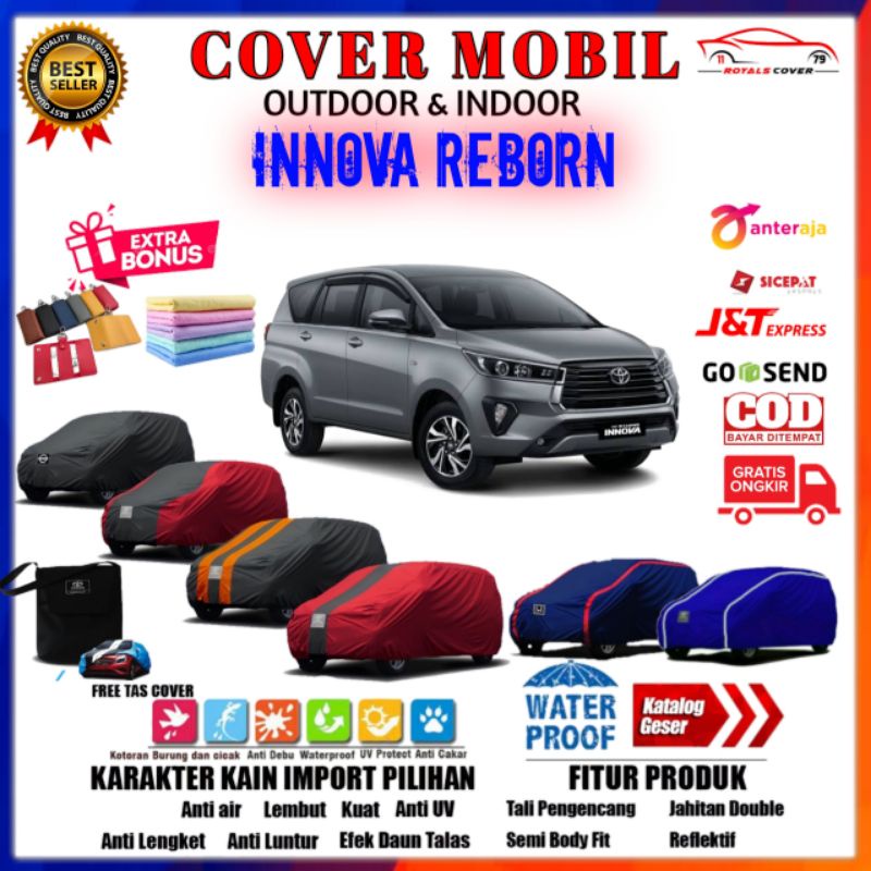 Jual Body Cover Mobil Innova Waterproof / Sarung Mobil Innova Reborn ...