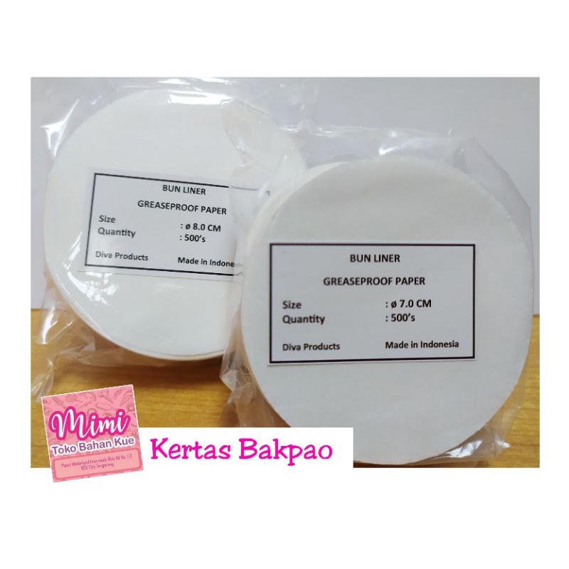 Jual Kertas Alas Bakpao isi 500pcs Bun Liner | Shopee Indonesia