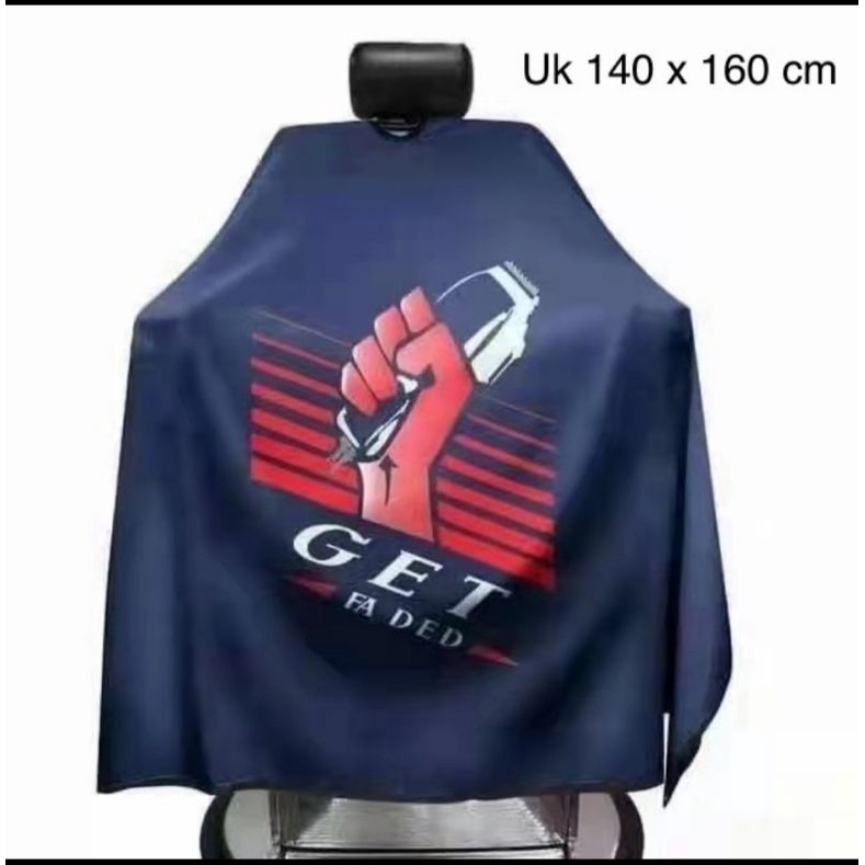 Jual Kain Cukur Navy Potong Rambut Kain Barbershop Salon Pangkas Cape ...