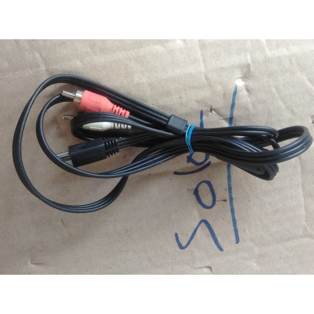 Jual Kabel Av Canon AVC-DC400ST Stereo AV Cable For Digital SLR Cameras ...