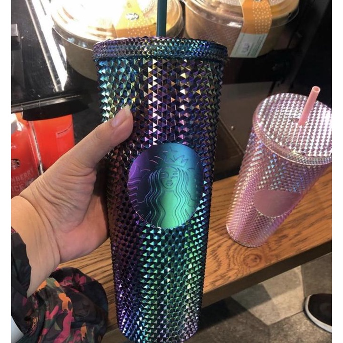 Jual Starbucks Tumbler Unicorn Oil Slick Studded Blink Cup Indonesia ...