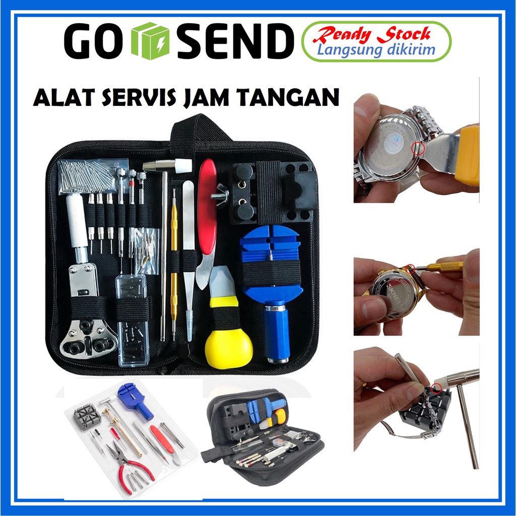 Jual Alat Servis Jam Tangan Peralatan Reparasi Alat Service Pembuka ...