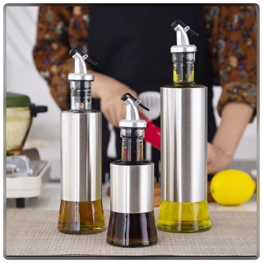 Jual Botol minyak/ Botol Kecap/ Botol Zaitun/ Botol Kaca 300ml | Shopee ...
